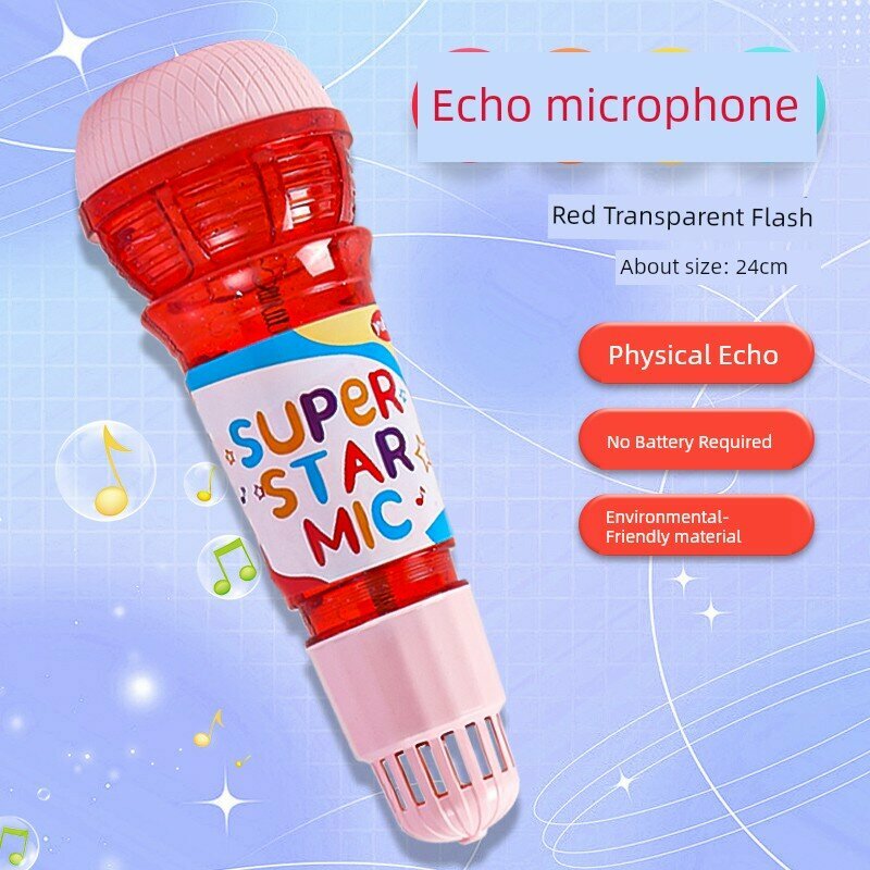 Микрофон-эхо, детская игрушка, музыка, пение, физический эхо, для девочек и мальчиков, подарок для детского сада