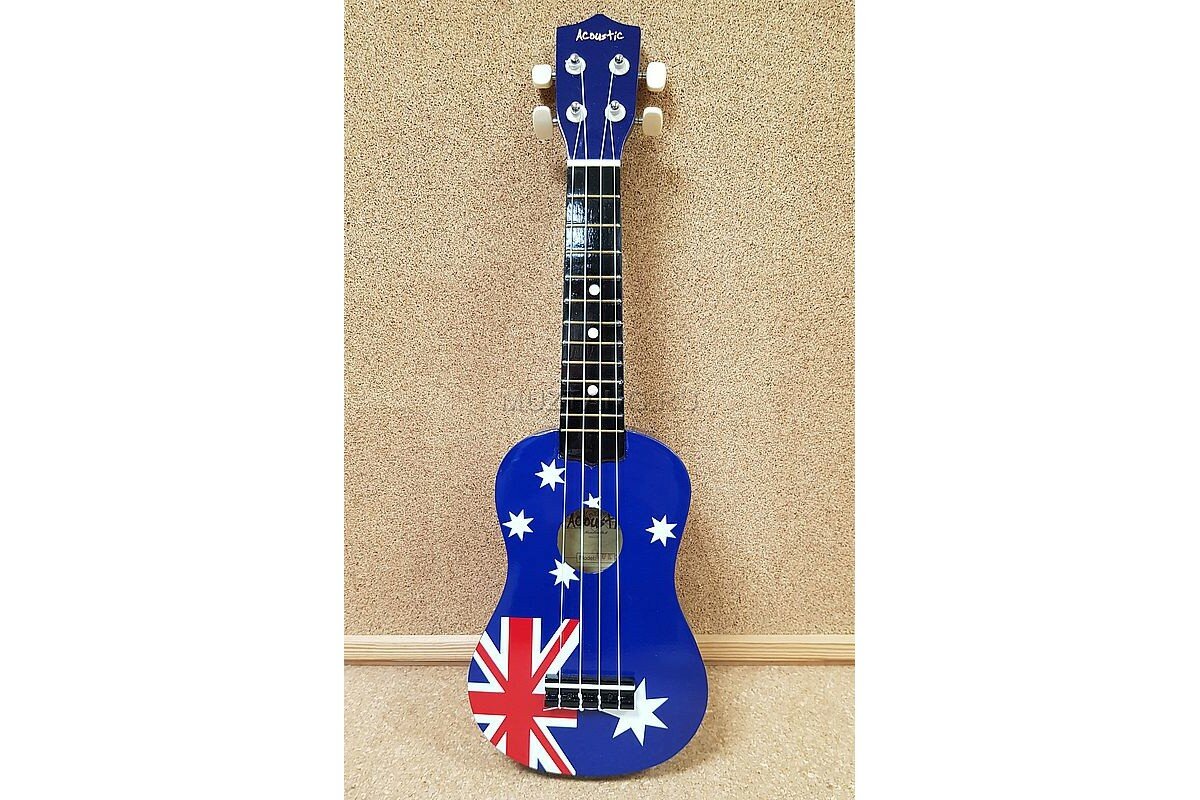 Укулеле ACOUSTIC AUK200P-UKS принт "Британский флаг-Звезды"