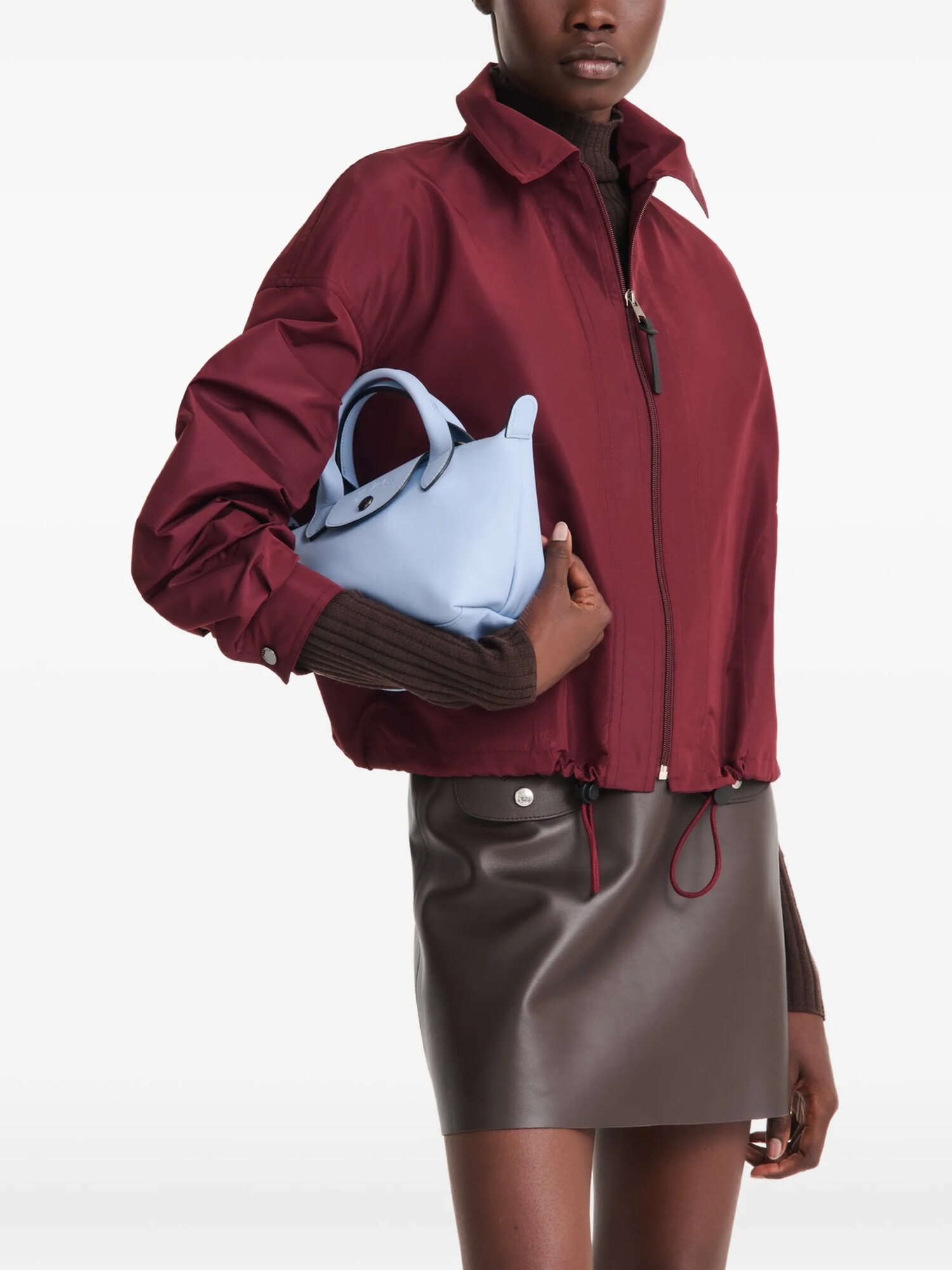 Сумка Longchamp Extra-small Le Pliage tote bag, blue — фото 1