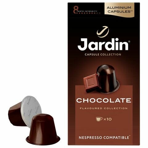 4 шт. Кофе в капсулах JARDIN "Chocolate" для кофемашин Nespresso, 10 порций