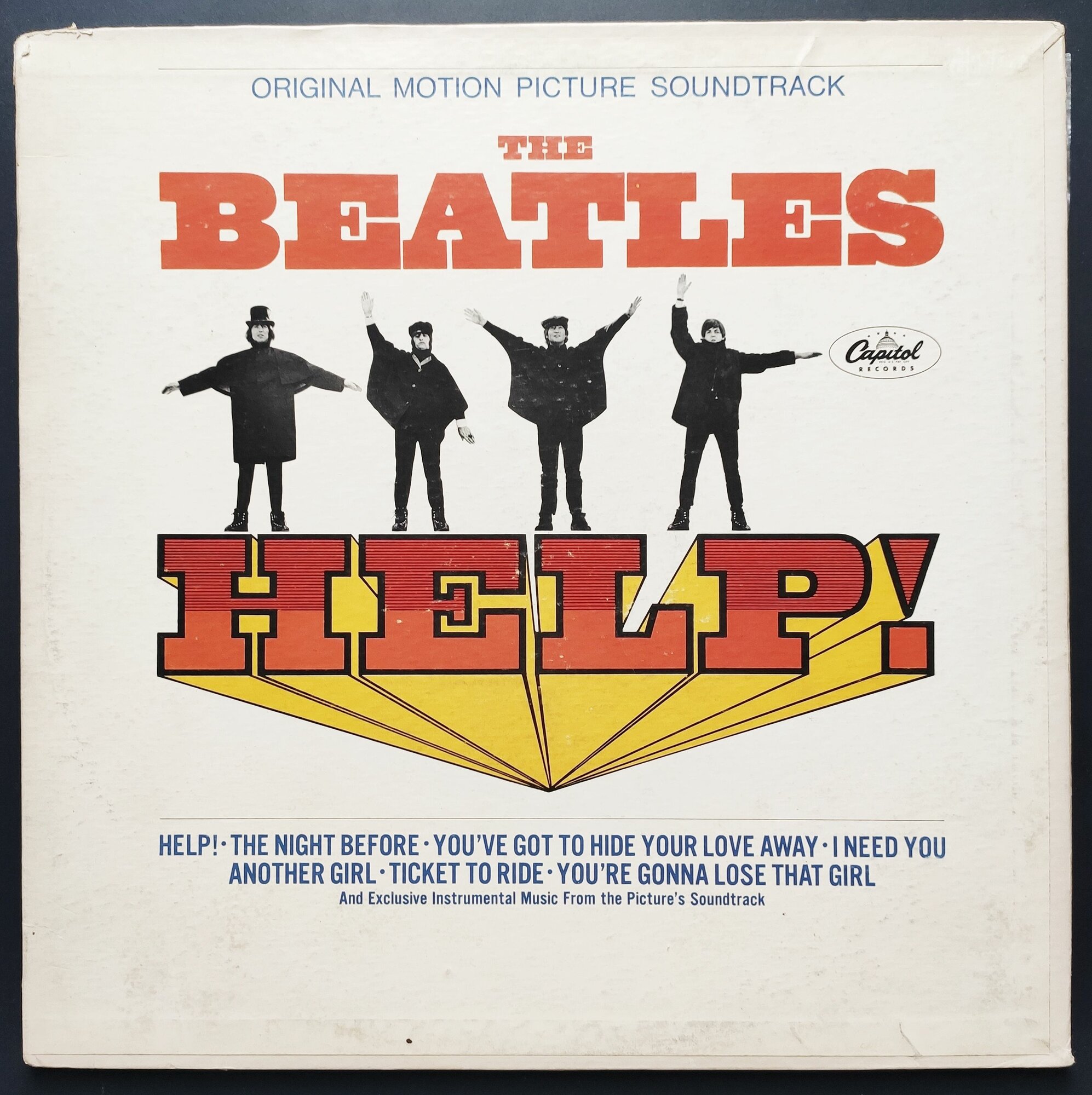 Виниловая пластинка The Beatles - Help! (LP, 1965, Capitol Records) mono