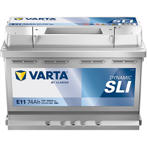 Аккумулятор автомобильный Varta Dynamic SLI E11 6СТ-74 обр. 278x175x190
