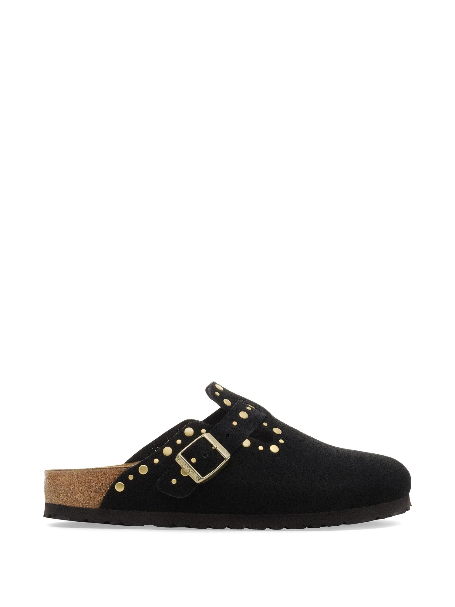 Мюли Boston rivets suede flat mules