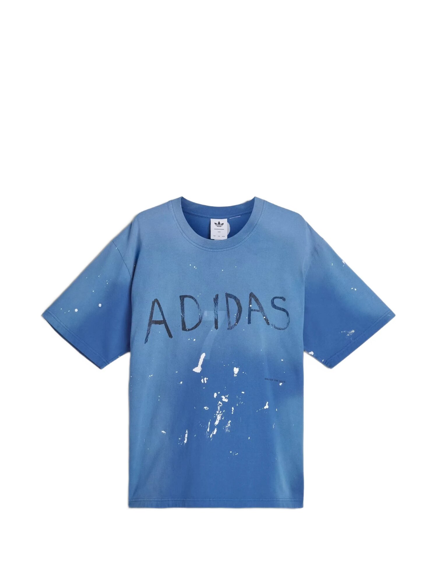Футболка X Song for the Mute 007 paint-splatter logo-print T-shirt