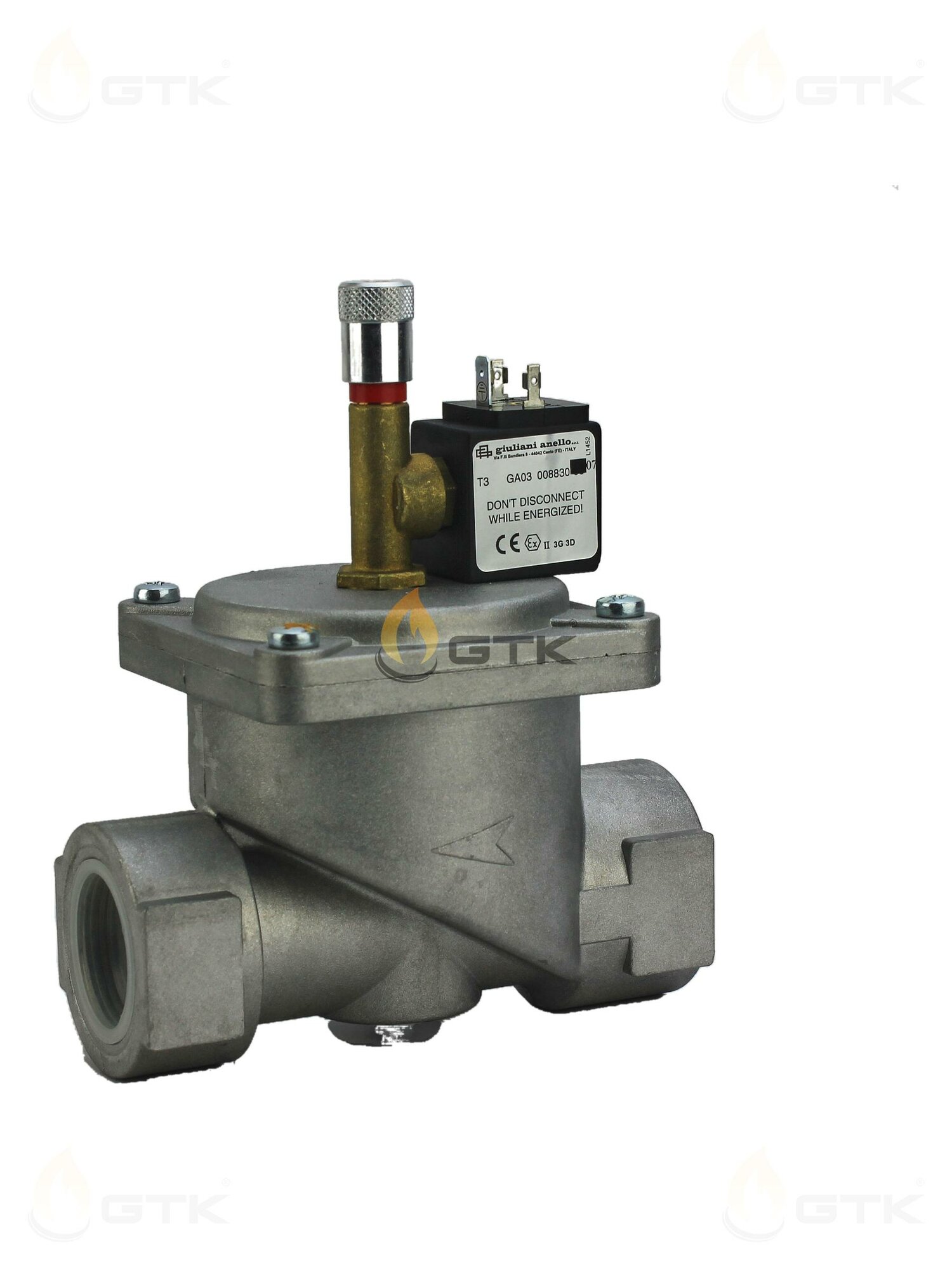 Газовый электромагнитный клапан Giuliani Anello MSV114, 010.0083.001
