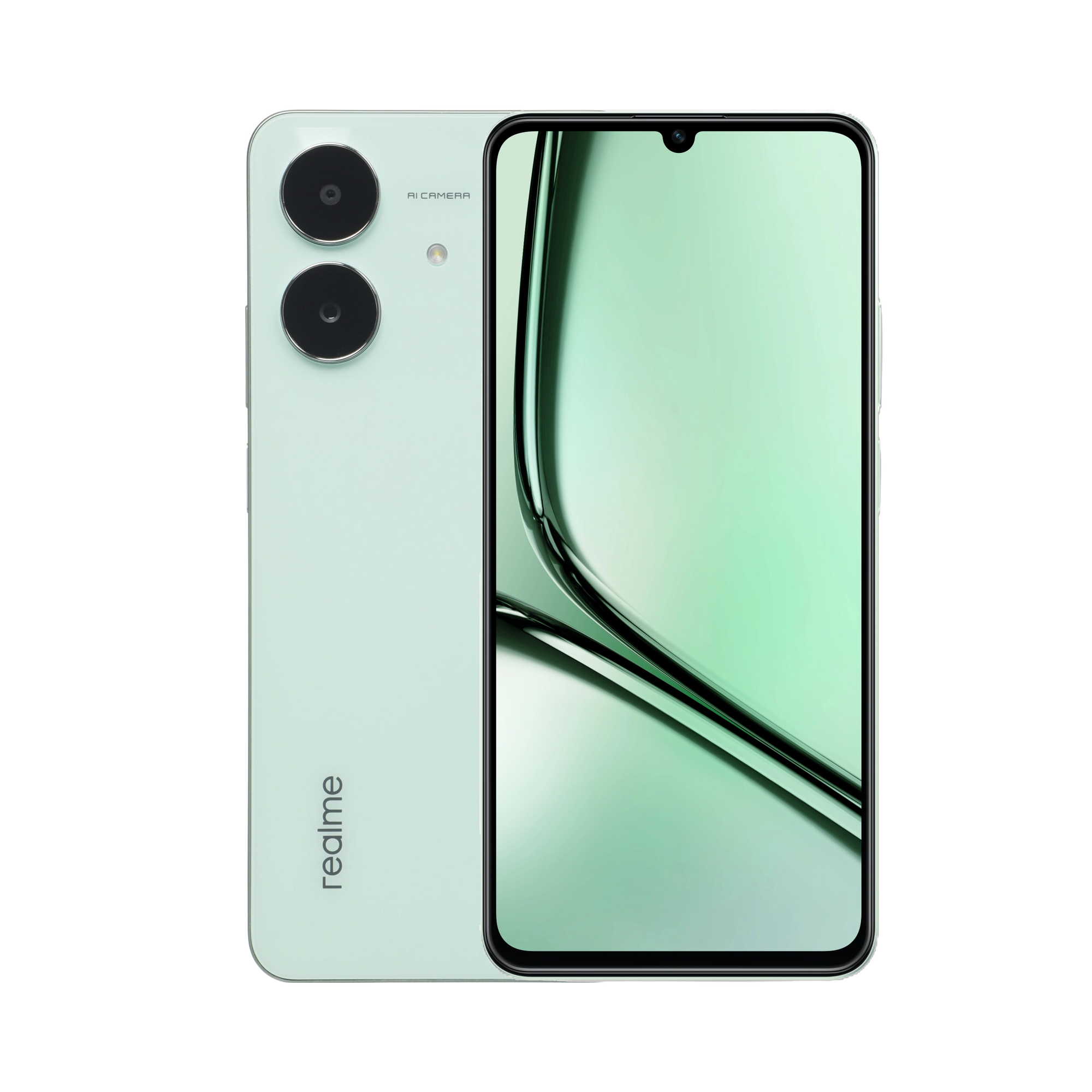 Смартфон realme Note 60x 4/128 ГБ RU, Dual nano SIM, зеленый