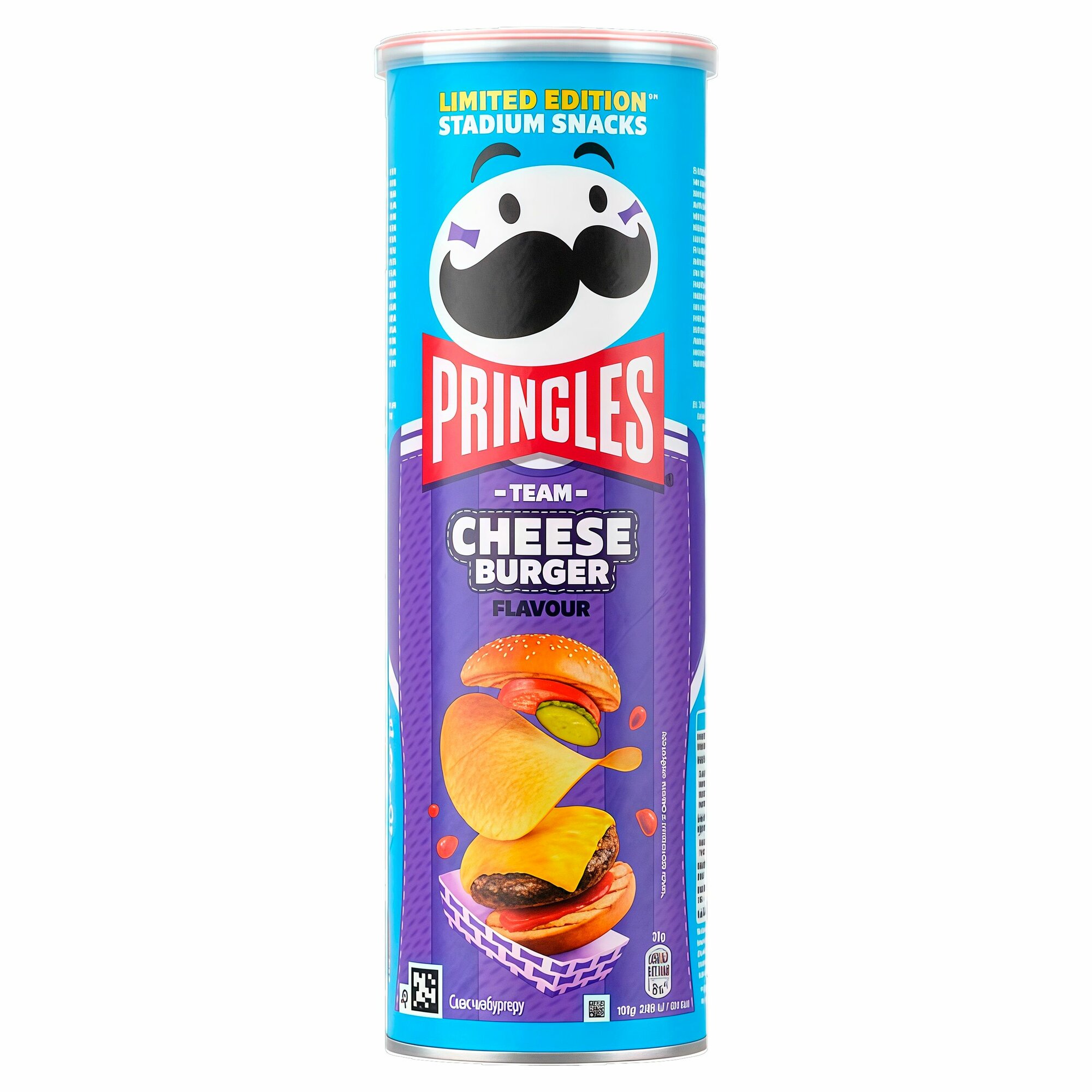 Картофельные чипсы Pringles Чизбургер, 165 гр