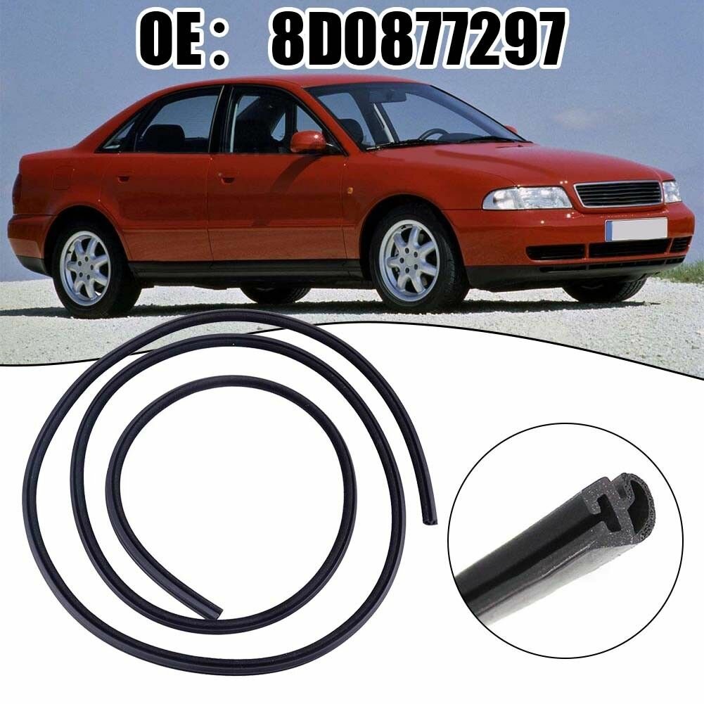 Уплотнитель люка 8D0877297 для Passat Golf Jetta — резиновая уплотнительная лента 240 см, прямая установка, черный