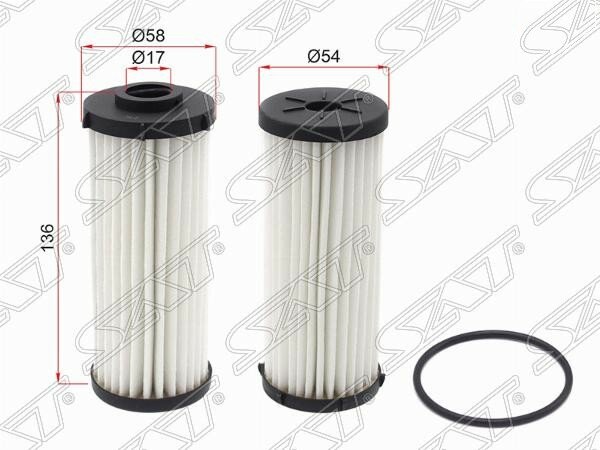 Фильтр АКПП SAT ST-0BH325183B Audi A3 12-19, Q3 11-19