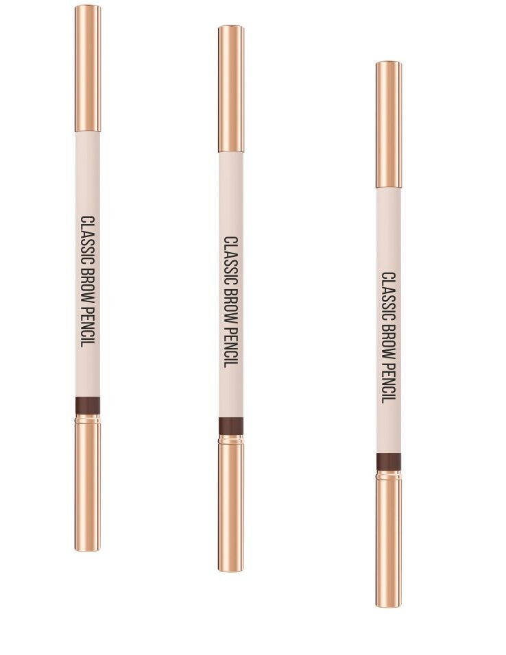 Карандаш для бровей Stellary с щеточкой / Classic brow pencil тон 04 3шт