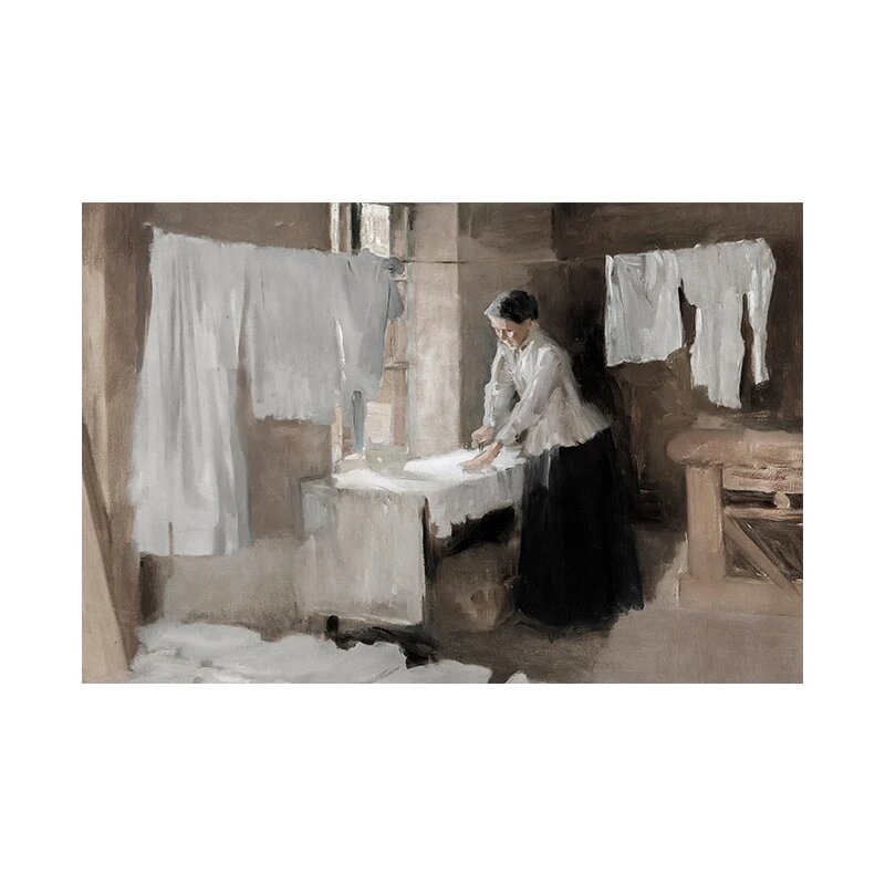Картина маслом "Деревенский дом", канвас fPB29440, 13X18 cm No Frame