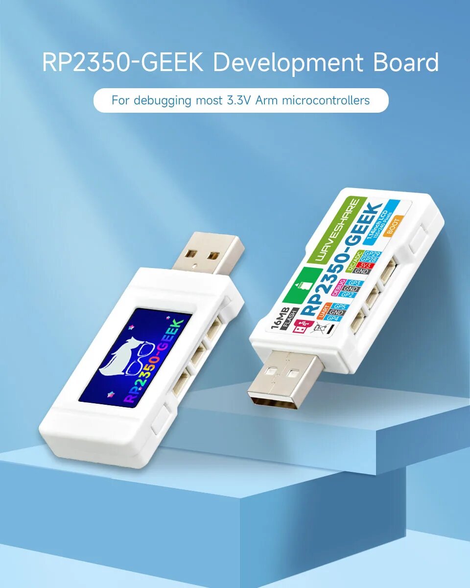 Waveshare RP2350-GEEK модуль — фото 1