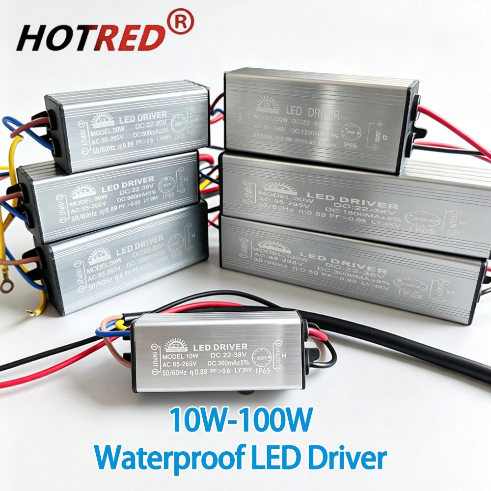 HotRed Трансформатор LED драйвер 10-100W IP65 — фото 1