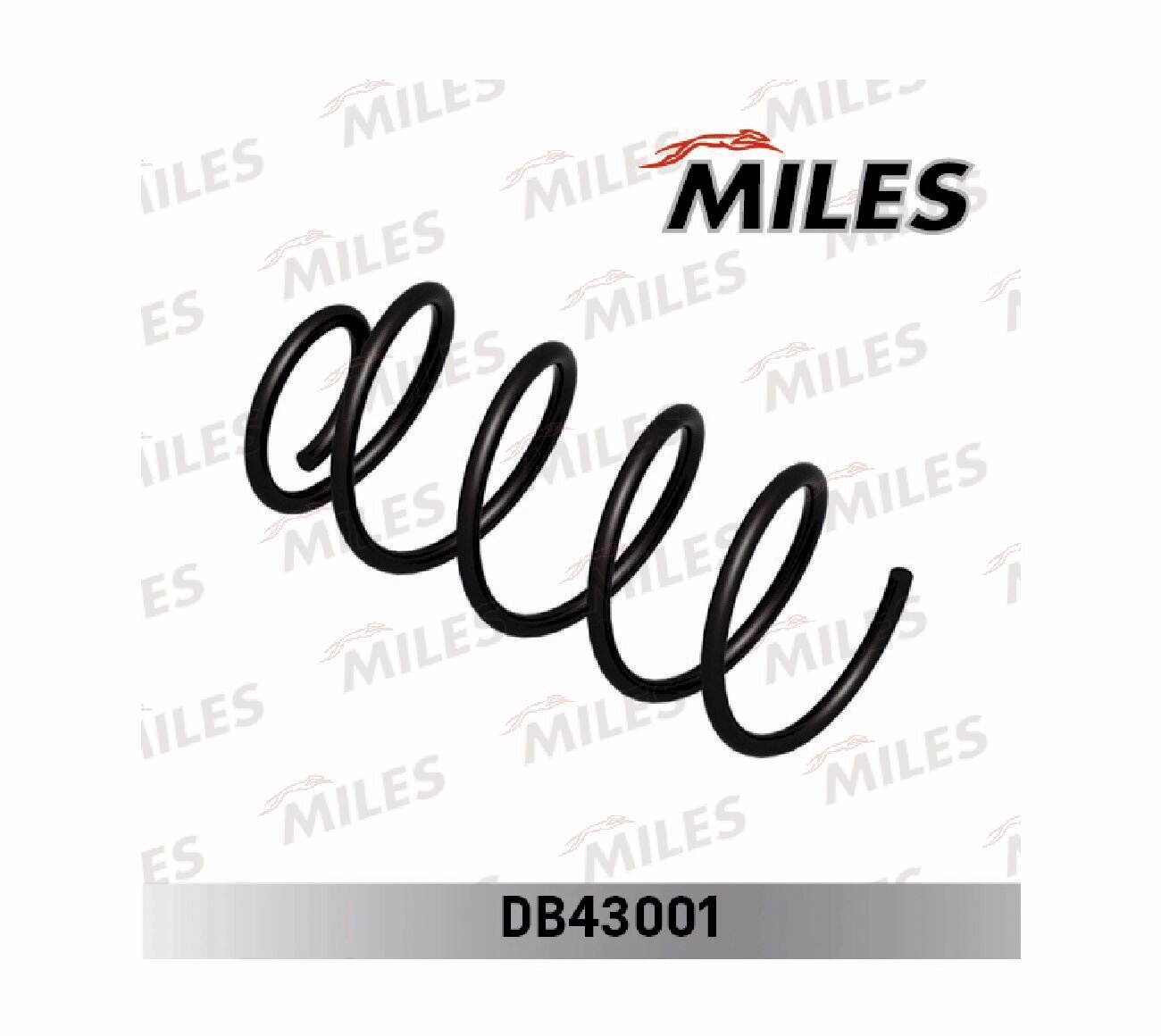 Пружина подвески FORD FOCUS II 1.6TDCi/1.8/2.0 передняя DB43001, MILES DB43001