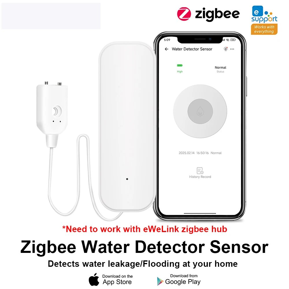 Детектор протечек воды ONENUO Zigbee 3.0