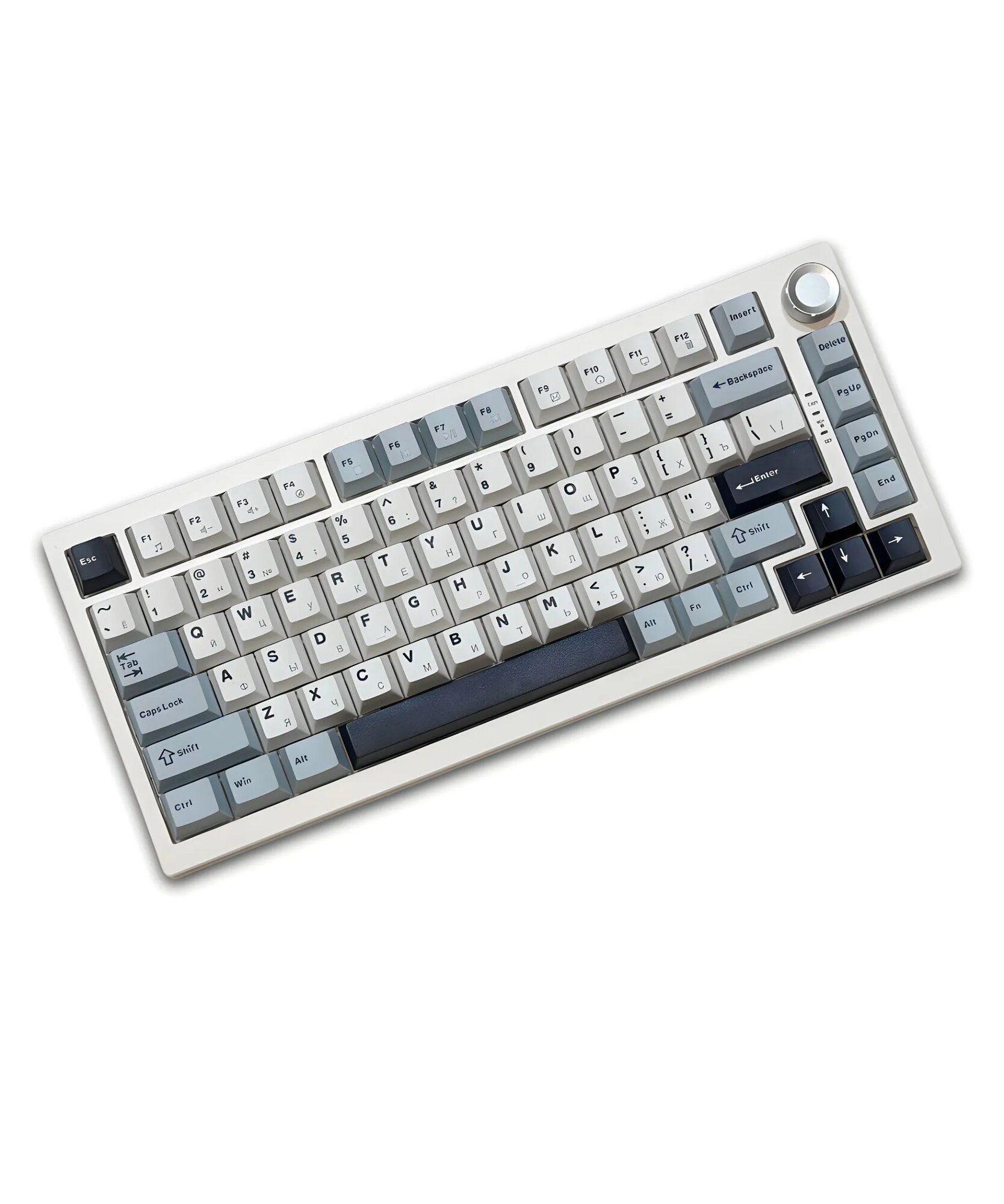 Клавиатура механическая игровая Syemasen K81 "White", игровая, Cherry MX 2 Green, подсветка RGB