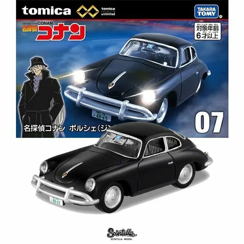 Машинка Tomytec Tomica Premium Unlimited #TPU07-DETECTIVECONAN PORSCHE JIN Alloy Car Model Collection Gift