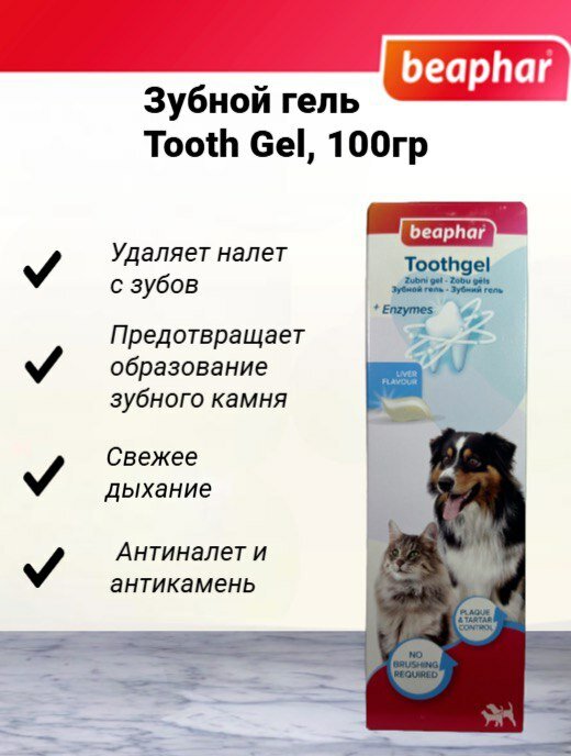 Зубной гель Tooth Gel, 100гр. СГ29.09.2027 для зубов 100 грамм