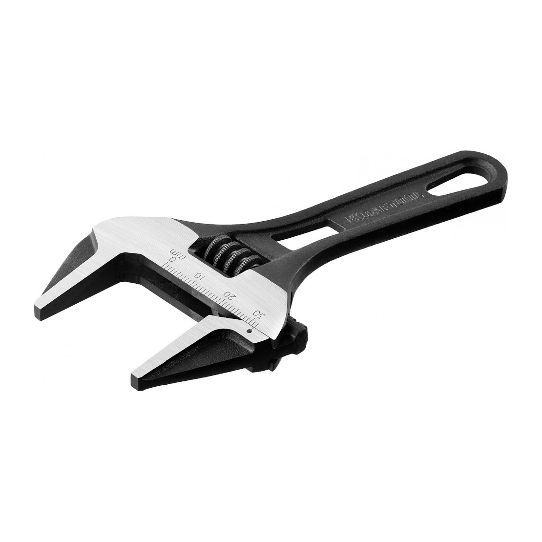 Ключ разводной KRAFTOOL SlimWide-K [27266-20] , 140 мм, зев 33 мм, метрическая шкала, хромованадиевая сталь, черный