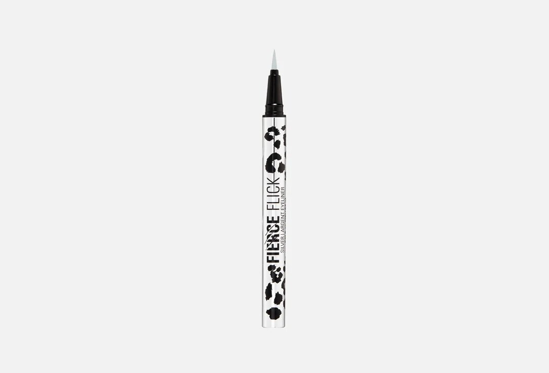 MakeUp Revolution FIERCE FLICK стойкая подводка-фломастер для глаз 0.5 мл Silver