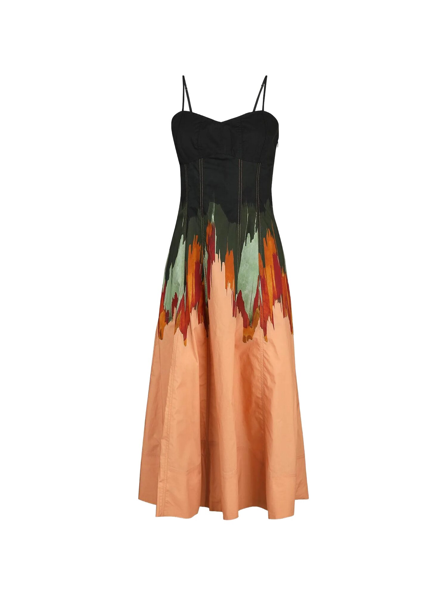 Платье Fiora floral-print midi dress