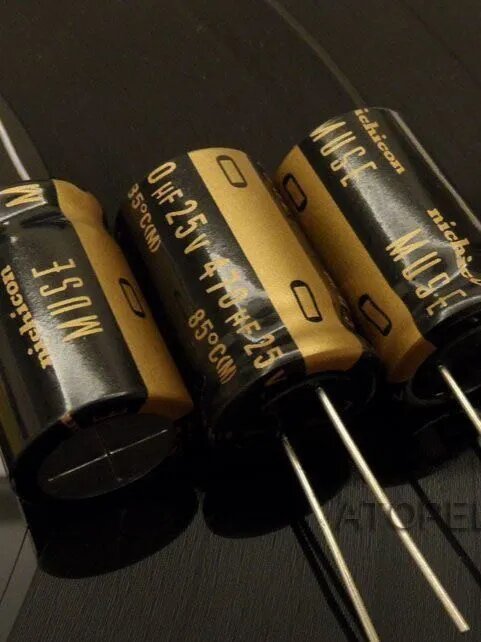 4 шт. 470uF 25V Nichicon MUSE KZ Аудио электролитический конденсатор