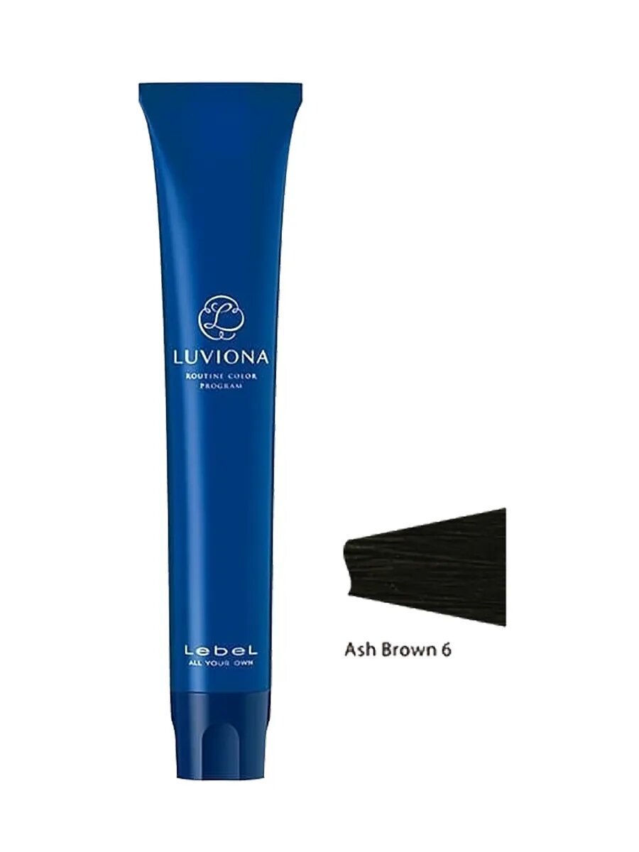 Lebel Краска для волос Luviona Ash-Brown 6 80 г