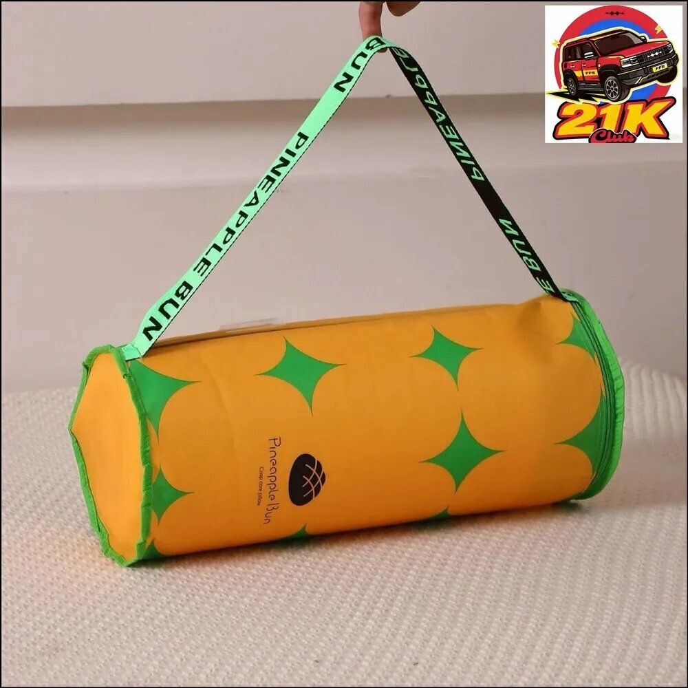 Подушка Подушка для сна 50х70, Pineapple Bun, "ананасовая булочка", мягкая, гипоаллергенная. 50x70 см, Мягкая жесткость, Объемное полиэфирное волокно