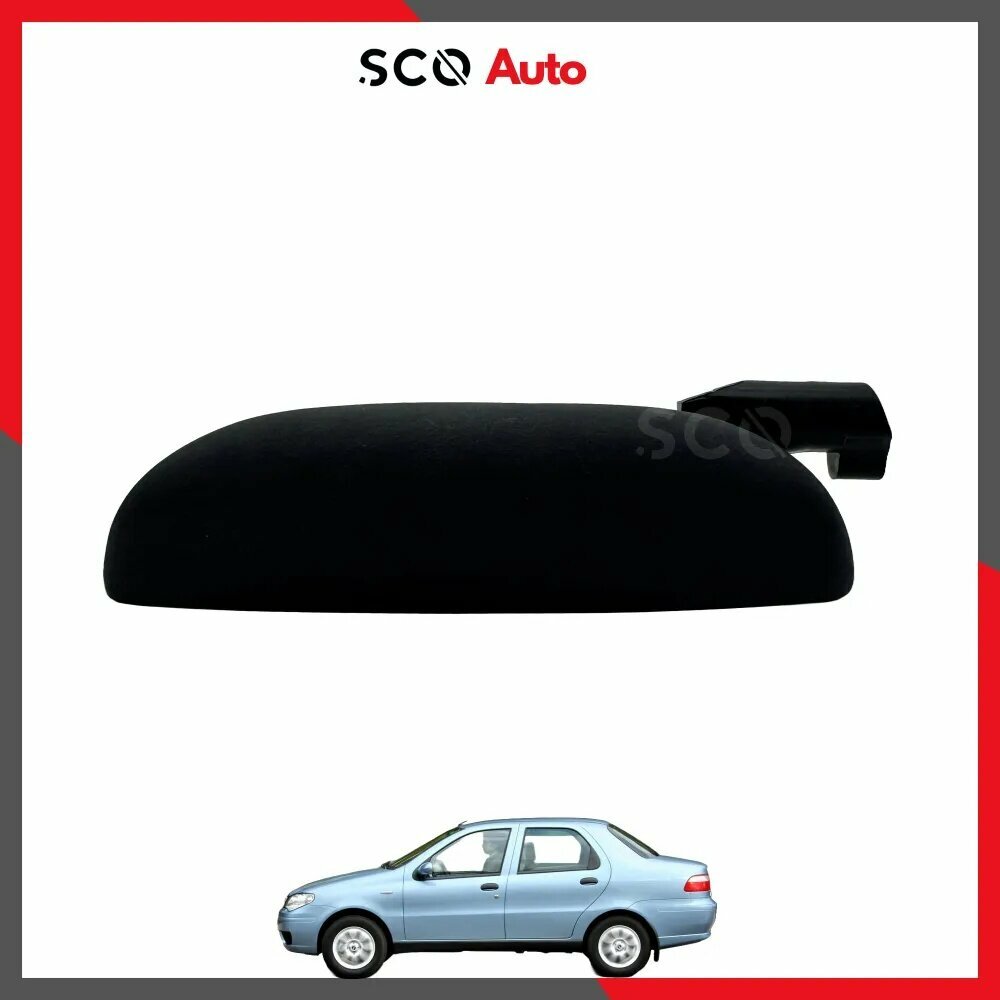 Sco Group Ручка дверная автомобильная, арт. Дверная ручка для Фиат Палио для фиат альбеа Ручка открывания левой боковой двери 735289965, 1 шт.