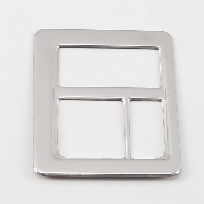 Переключатель фар из нержавеющей стали Silver для Toyota Land Cruiser 150 Prado LC150 FJ150 2018-2020