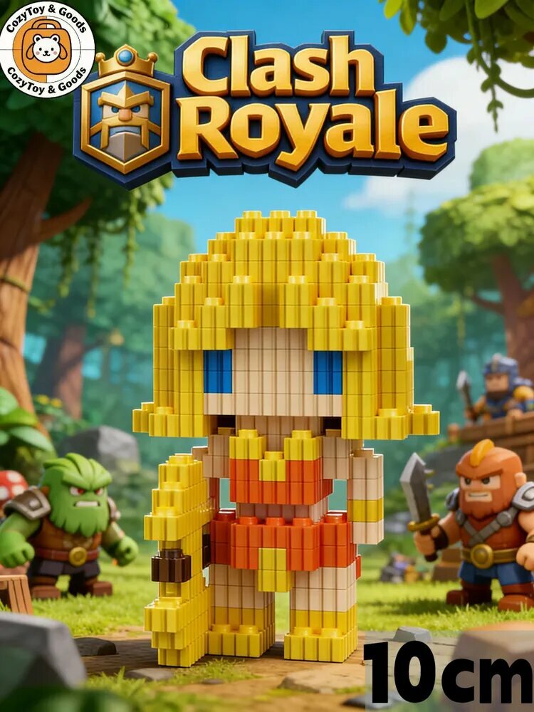 Clash Royale Конструктор Для Сборки 3D Мини Блоки Фигурки Герои Игры