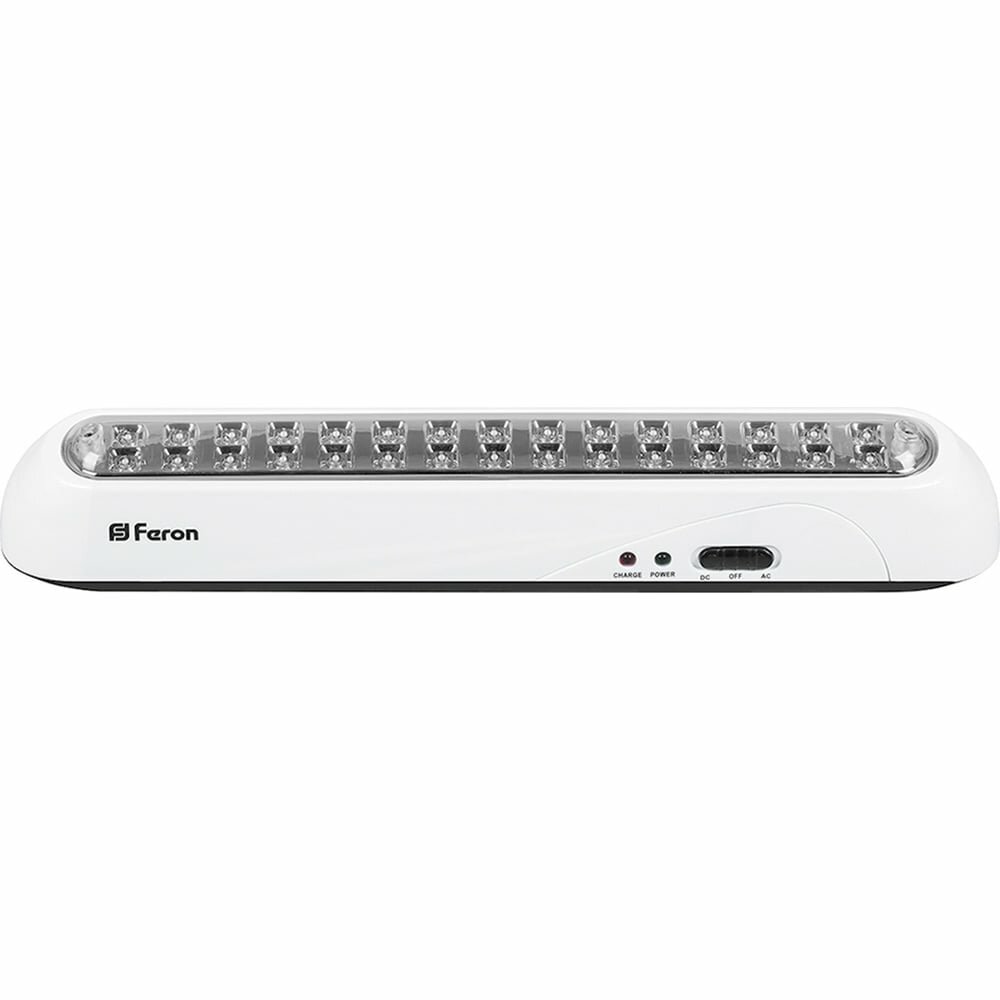 Аккумуляторный светильник FERON 30 LED AC/DC, белый, EL20 12901