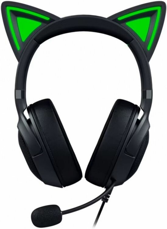 Razer Kraken Kitty V2 USB Игровые проводные наушники, с микрофоном, черные