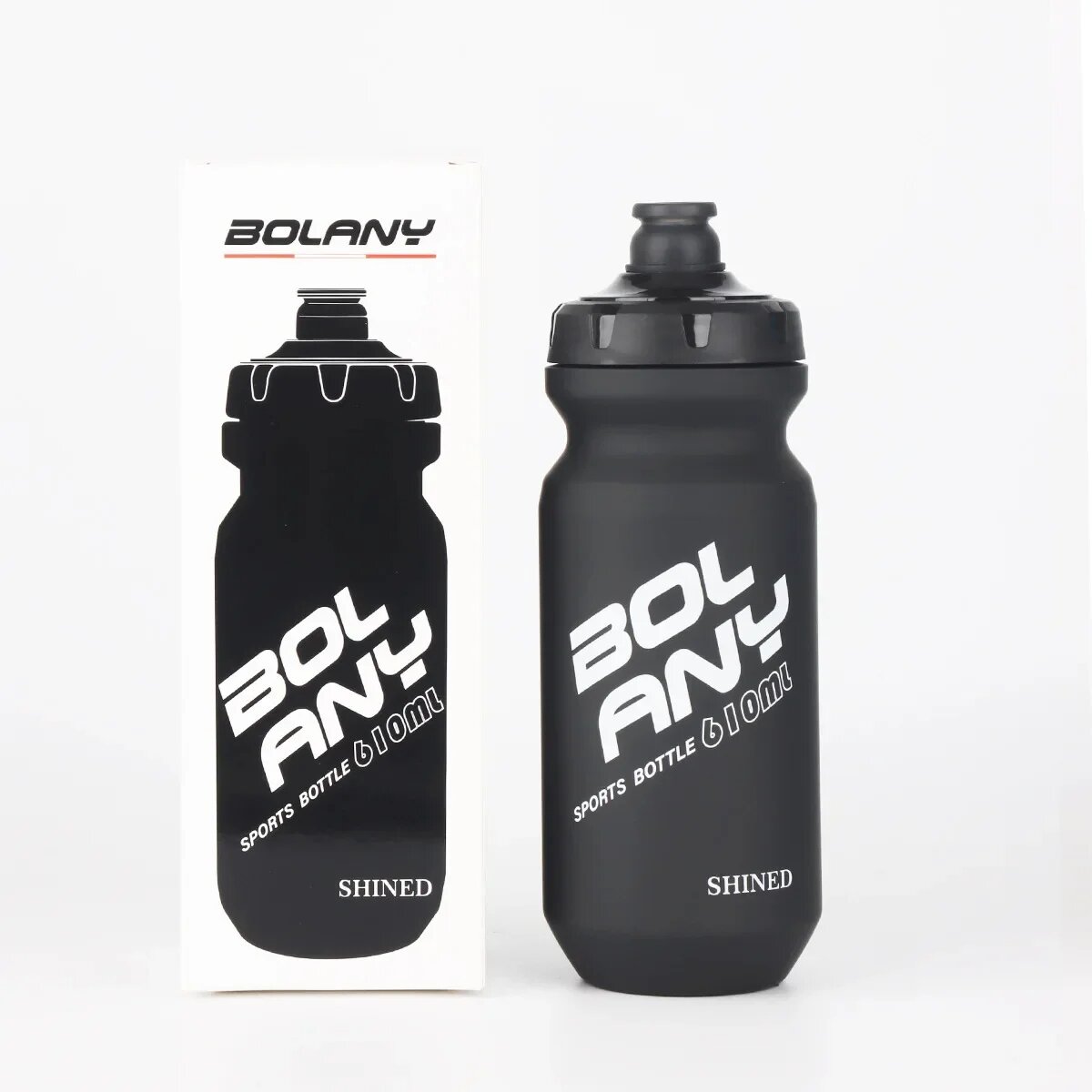 Пластиковая спортивная бутылка для велосипеда 610 мл black