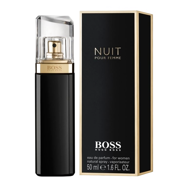 Hugo Boss Nuit Pour Femme духи для женщин 50 мл - Хьюго Босс Нуит Пур Фам Черный Флакон