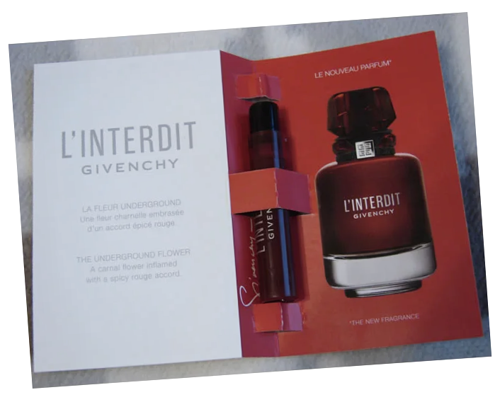 Парфюмерная вода Givenchy L Interdit Rouge 1 мл / Живанши Руж пробник для женщин