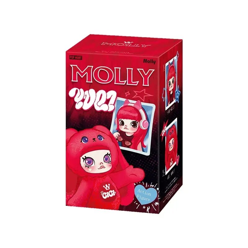 POP MART MOLLY X YUQI 1/8 Фигурка Blind Box 1 Blind Box