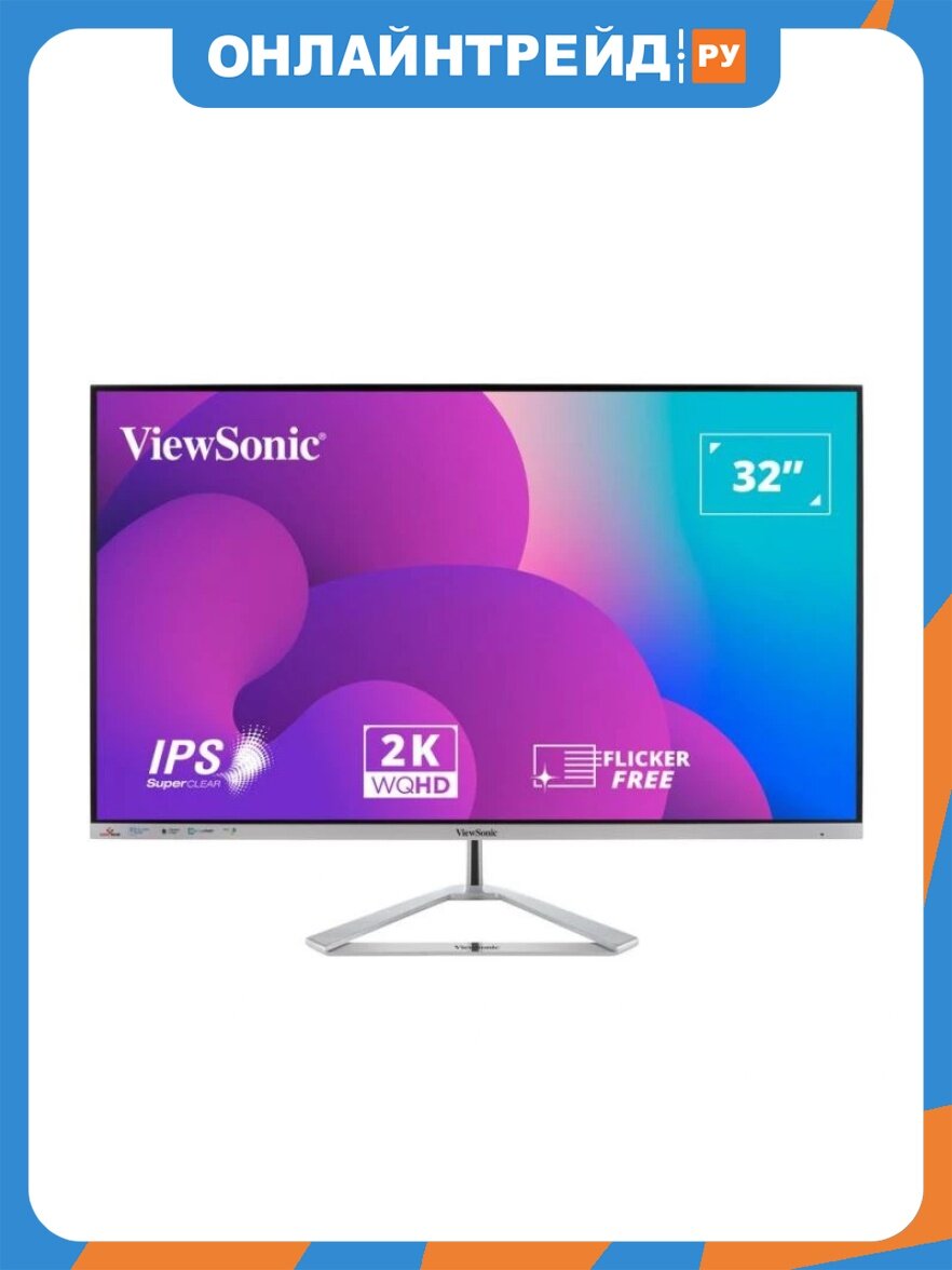 Монитор Viewsonic VX3276-2K-MHD-2 32" Black