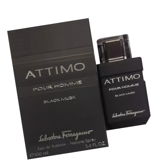 Мужская туалетная вода Attimo Black Musk 100 мл / Сальваторе Ферагамо Аттимо Блэк Муск