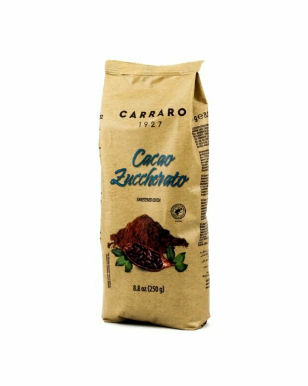 Carraro Какао растворимое Sugar Zuccherato, 250 г