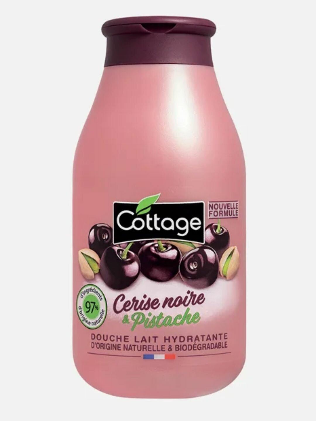 Молочко для душа COTTAGE cerise noire & pistache