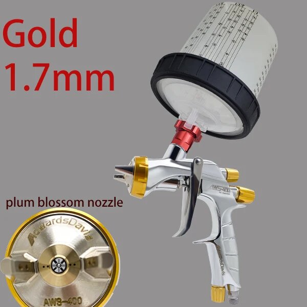 Краскопульт SHAOHANJUJIA AWS400 HVLP с соплом «Цветок сливы» Plum Blossom nozzle
