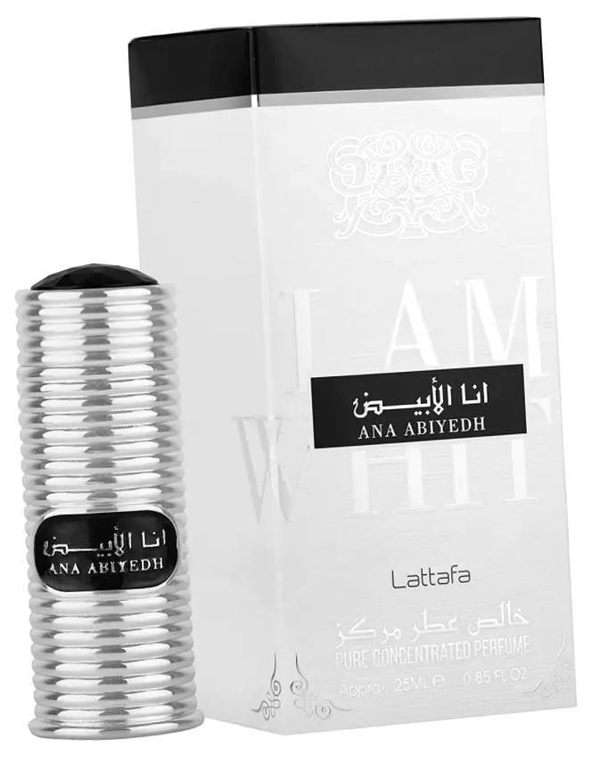 Lattafa Perfumes Ana Abiyedh / Ана Абьядх - масляный аромат унисекс 25 мл
