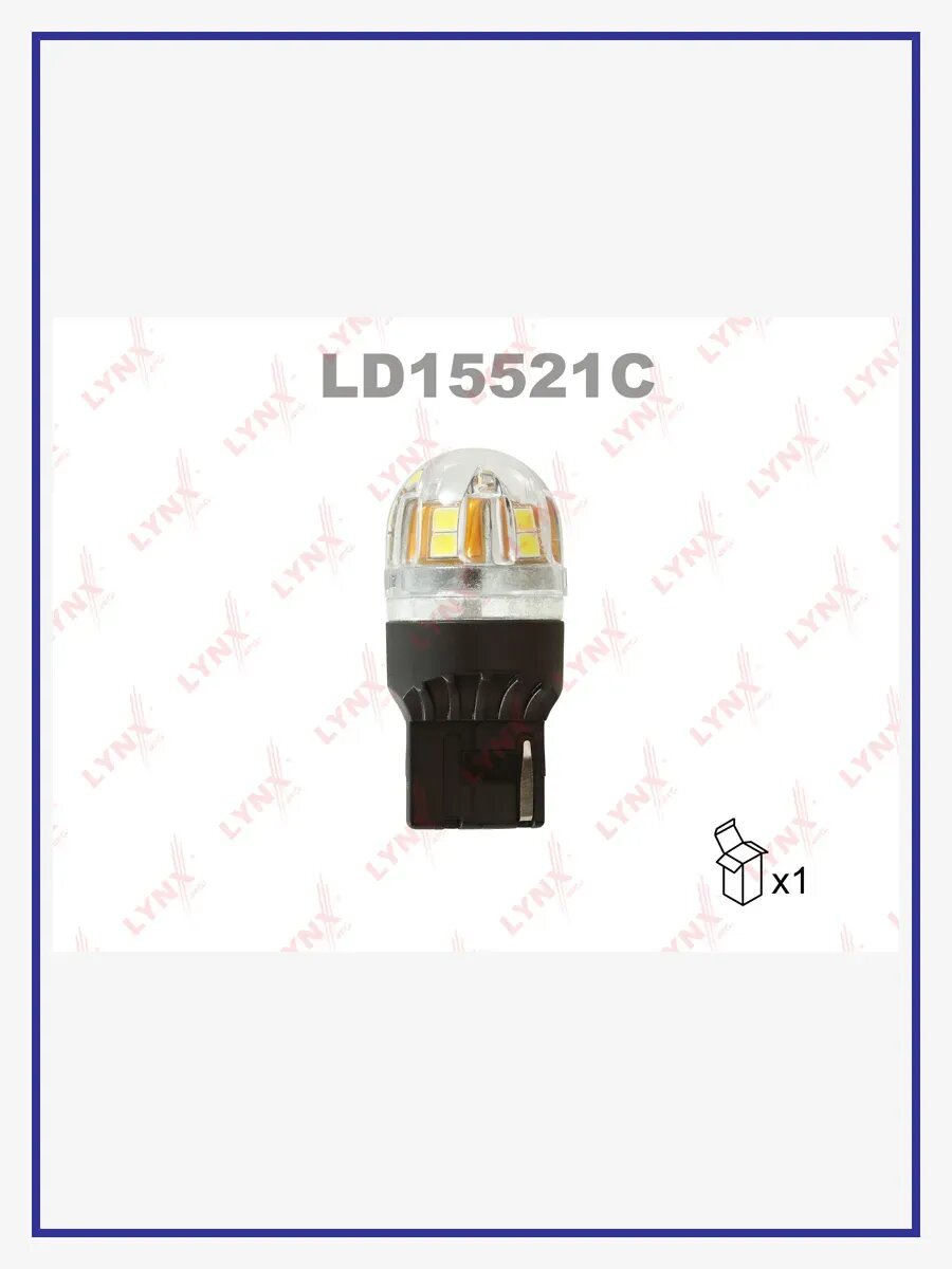 Лампа светодиодная (W21W LED (T20) 12V)