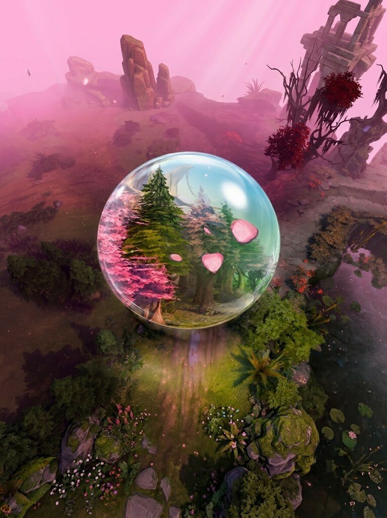 Genuine Weather Spring / Погодный эффект для игры Dota 2, Весна