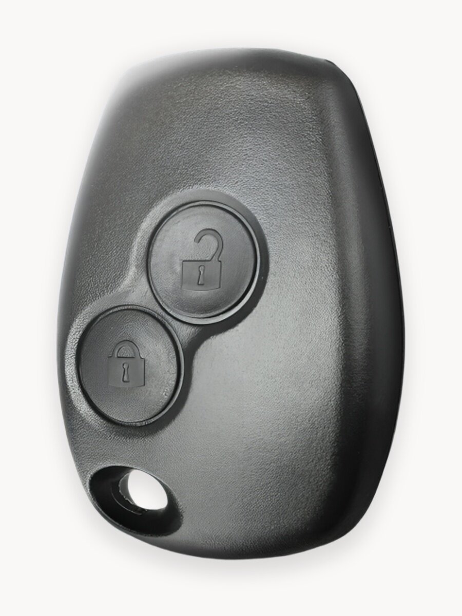 Корпус ключа зажигания для Рено, Ниссан, Лада, Ларгус, Альмера, Renault, Nissan, LADA, Largus, Almera, 2 кнопки