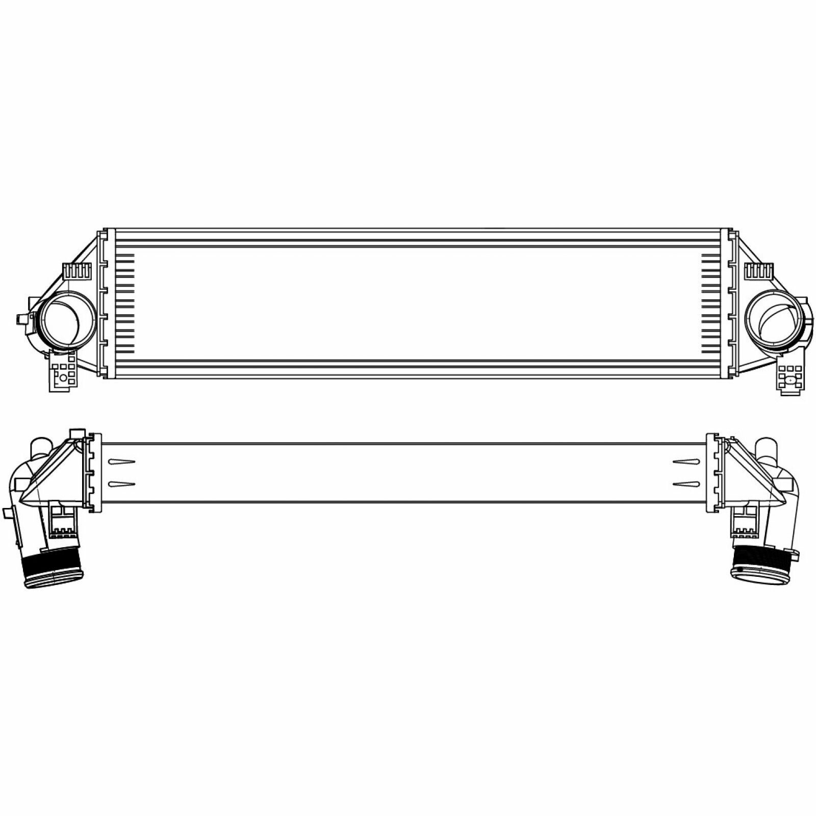 Радиатор интеркулера, для Эксид VX 2021 , TXL 2019 1.6T, 2.0T oem 302000507AA арт LRIC3039