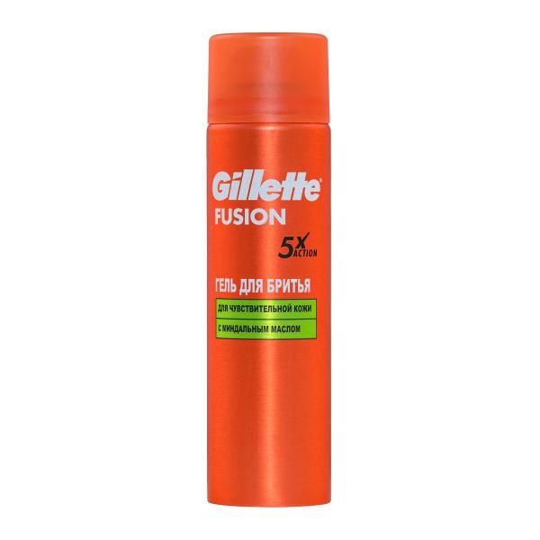 Гель для бритья Gillette Fusion 5 для чувствительной кожи 200мл