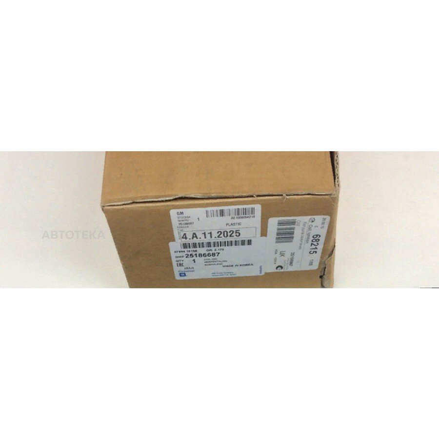 Катушка зажигания CHEVROLET Aveo OE GENERAL MOTORS 25186687