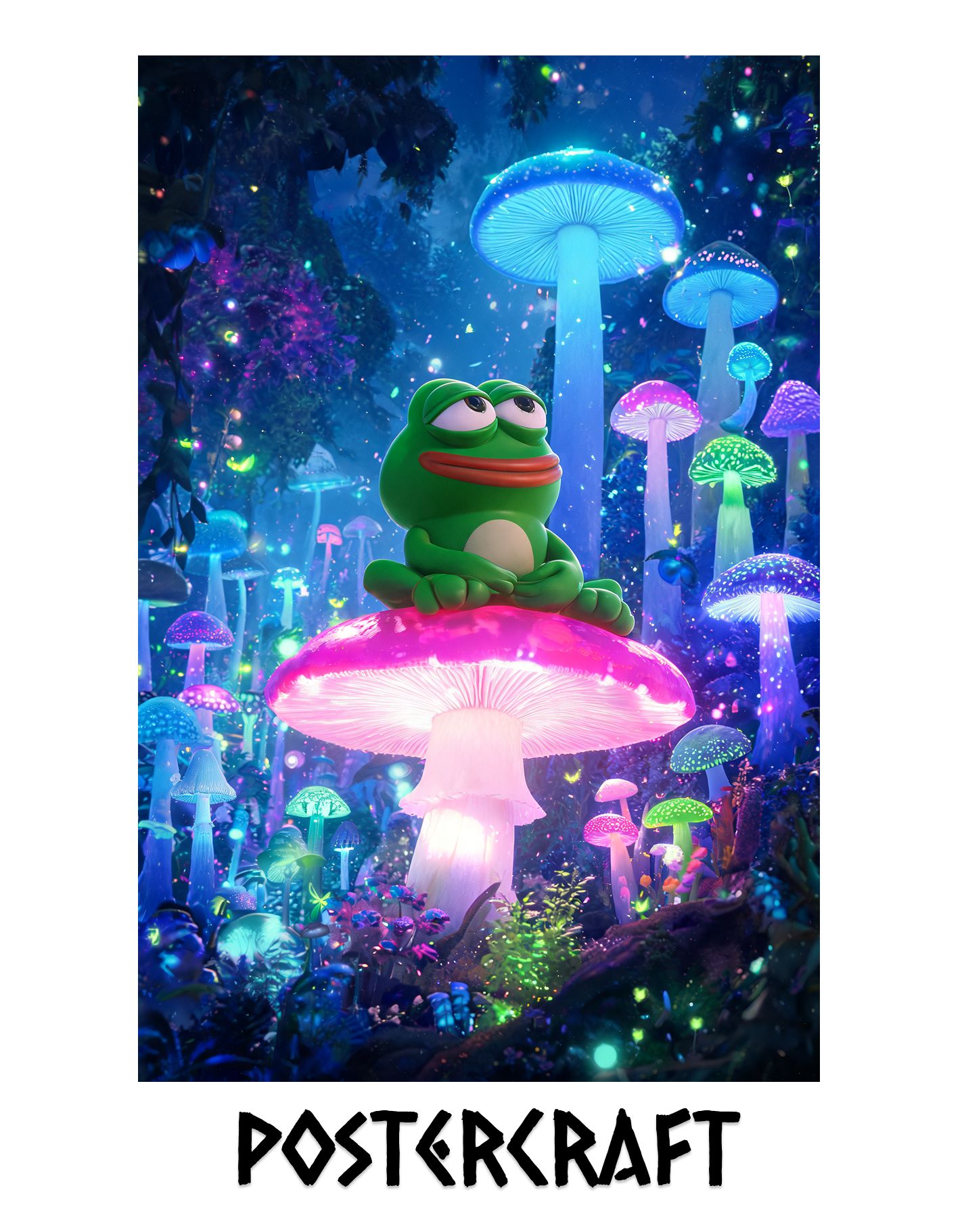 Постер "Лягушонок Пепе, Pepe", 59.4х42см, А2, глянцевый
